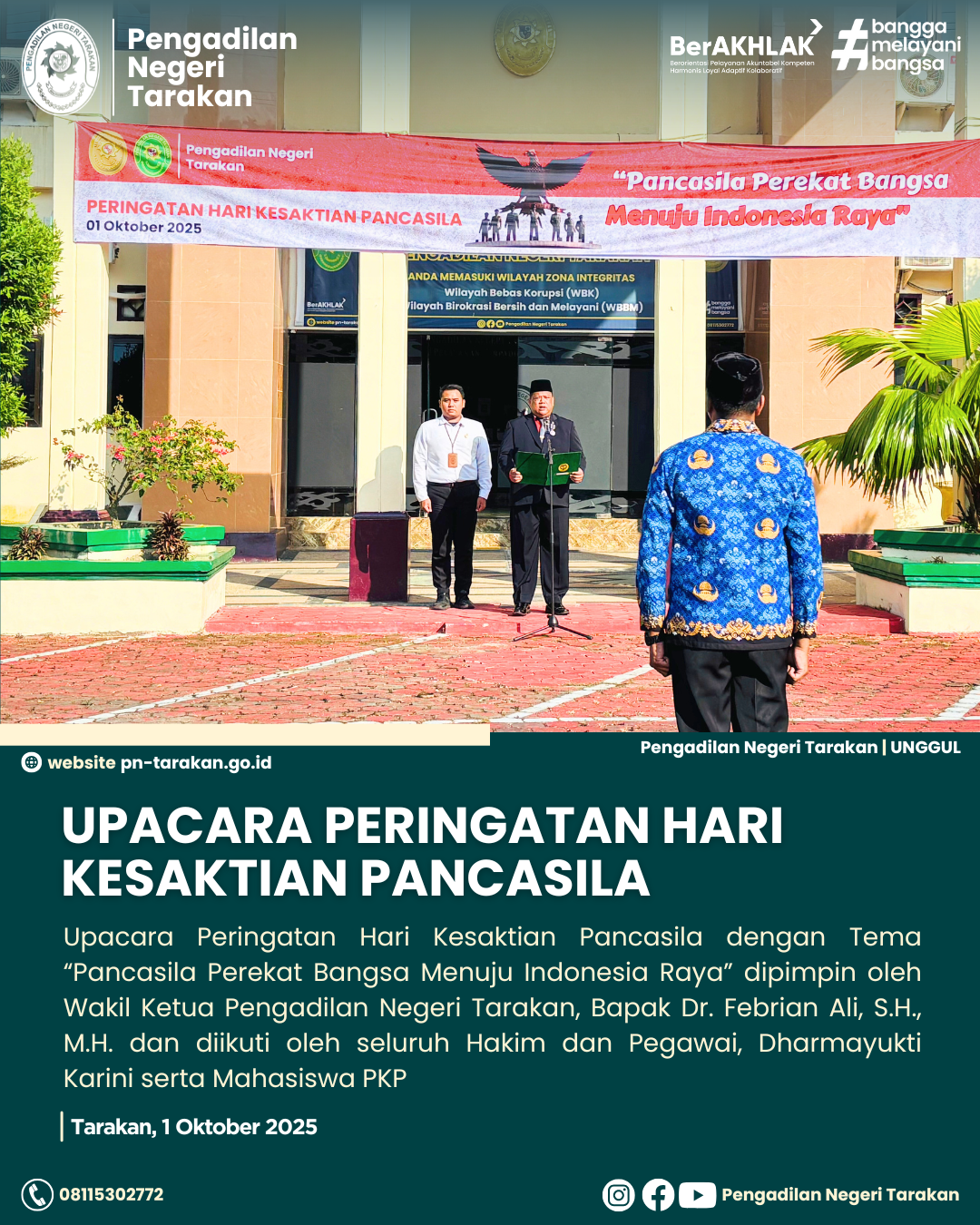 Upacara Peringatan Hari Kesaktian Pancasila